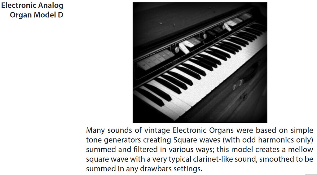 Help to identify a vintage electric organ - Hardware - Gig Performer ...