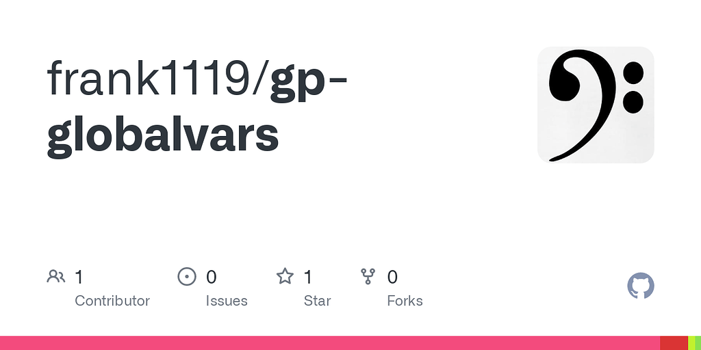 An extension for storing global variables - GP Extensions - Gig Performer Community