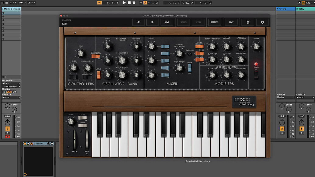 Mini Moog Model D plugin - Plugins - Gig Performer Community