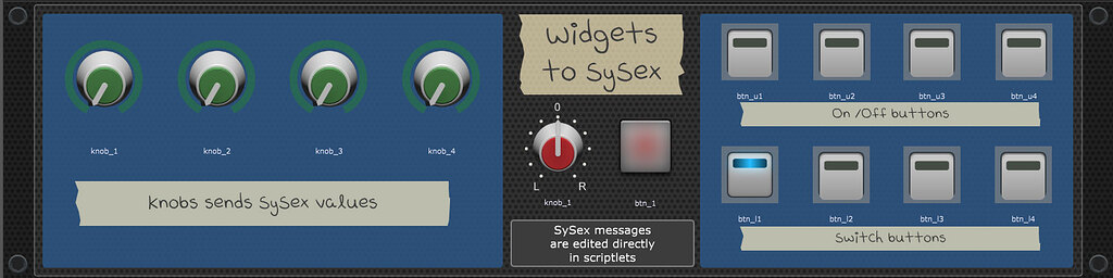 Sending and receiving sysex messages scriplets - Scripting with Gig Performer - Gig Performer ...