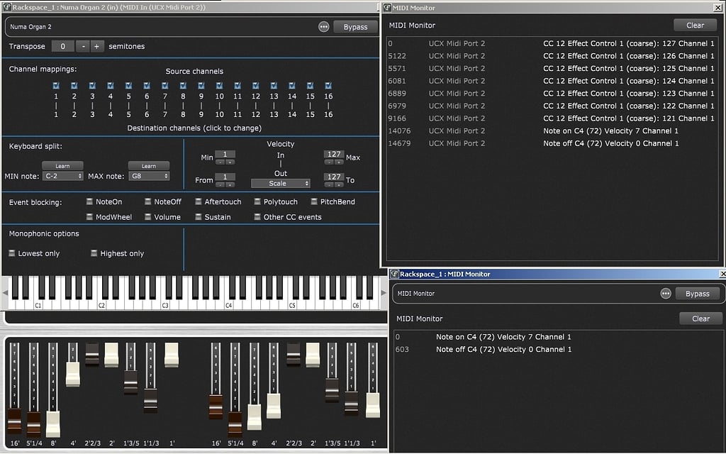 Issue syncing GP widget drawbars and MIDI controller drawbars when ...