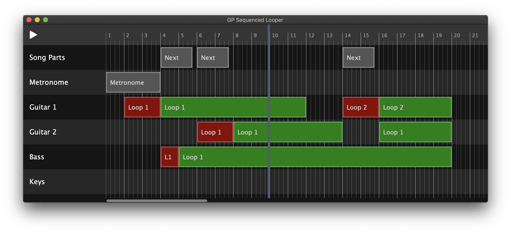 Sequenced Looper/Timeline Extension (in progress) - GP Extensions - Gig Performer Community