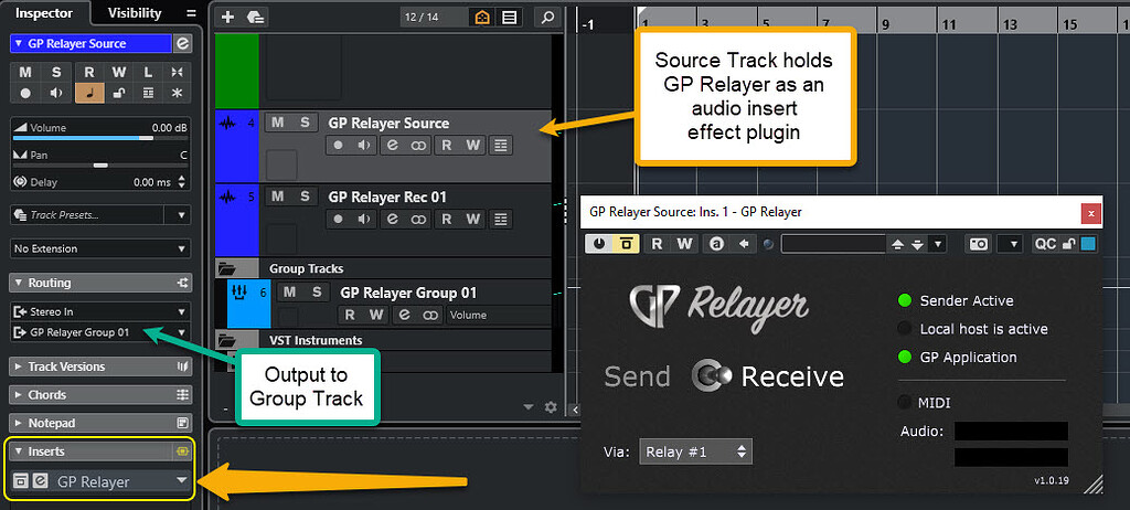 How to use GP Relayer with Cubase - General discussion about Gig Performer - Gig Performer Community