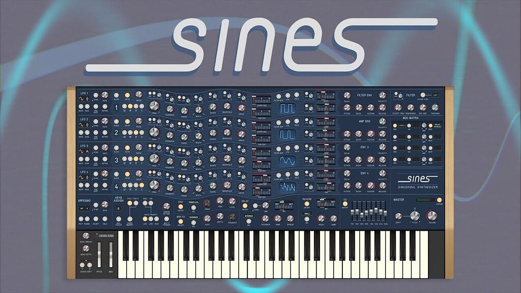 Cherry Audio original “Sines” 4-OSC - Plugins - Gig Performer Community