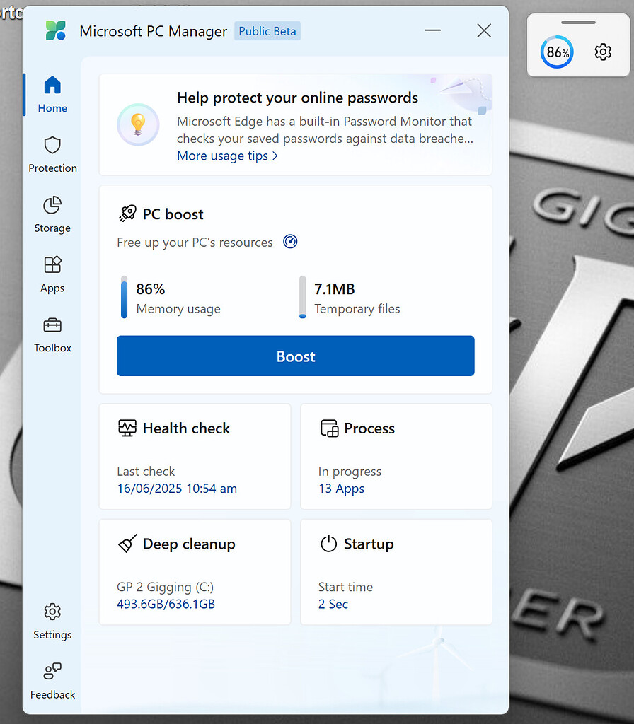 Running MS PC Manager automatically - Gig Performer on Windows - Gig ...