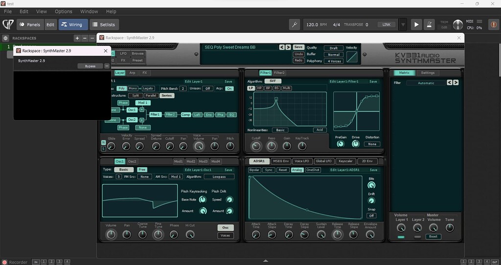 Synthmaster2 closes GP4 upon closing plugin - Plugins - Gig Performer ...