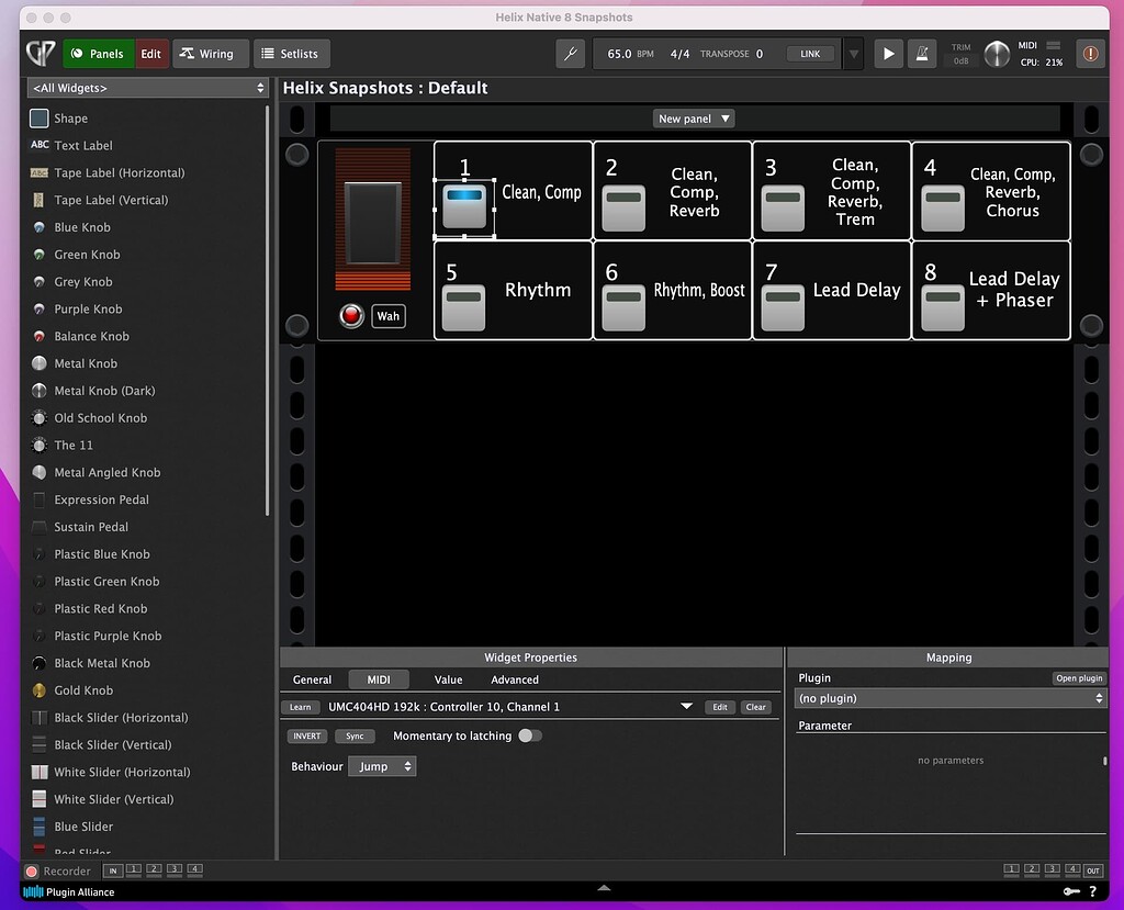 Helix Native, script error in GP - Gig Performer on Mac OS X - Gig ...