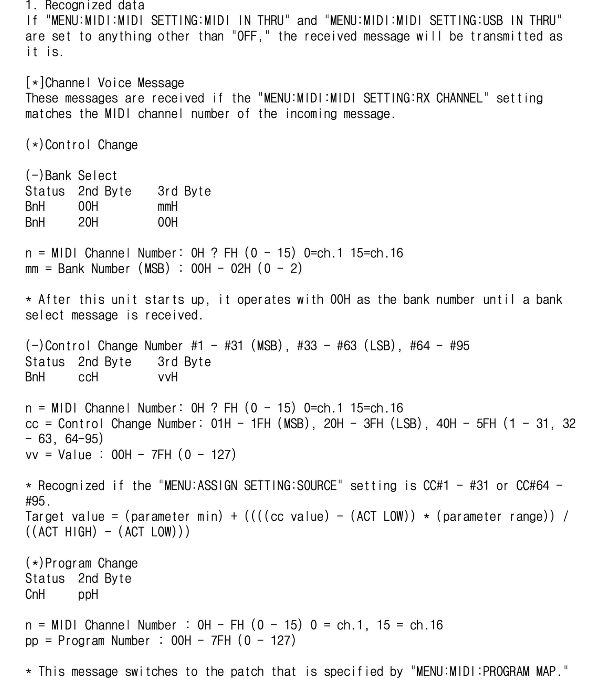 Program Change above Program 127 with MIDI Helper Tool - General ...