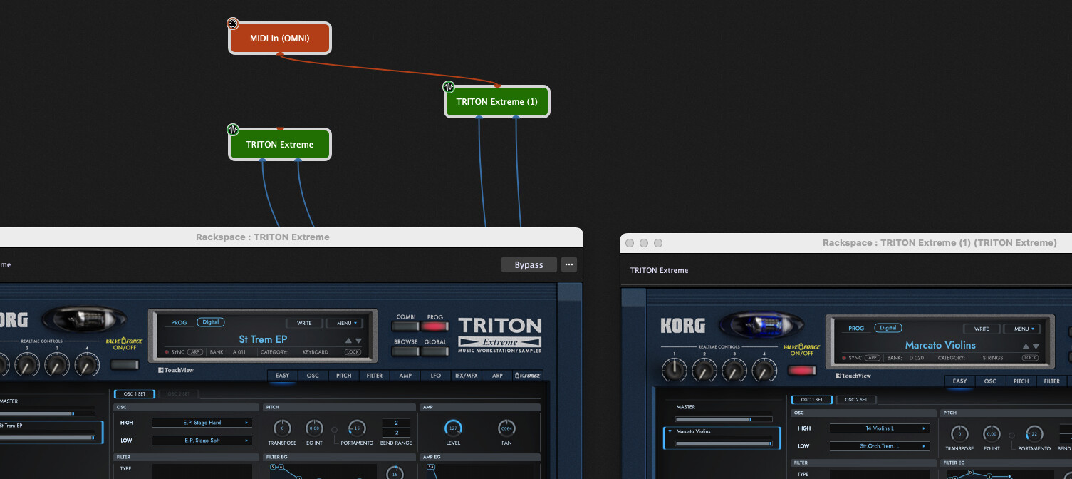 GP doesnt remember korg triton extreme vst patch selection - Plugins ...