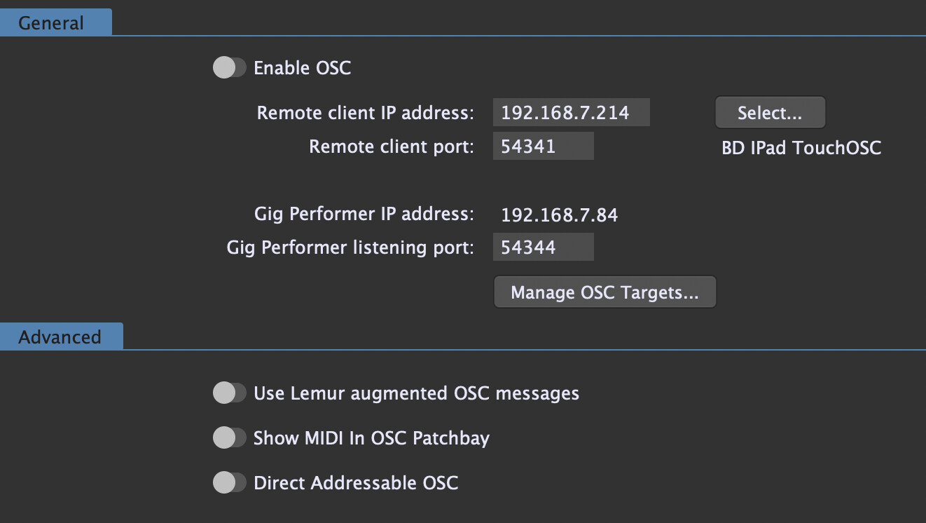 Widget on global affecting all rack widgets - General discussion about Gig Performer - Gig ...