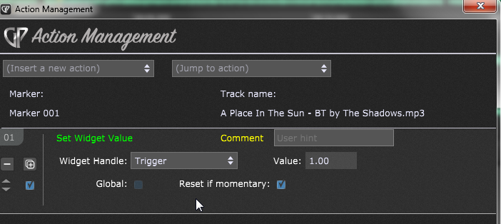 Cannot change widget value from a SAFP Marker - General discussion ...