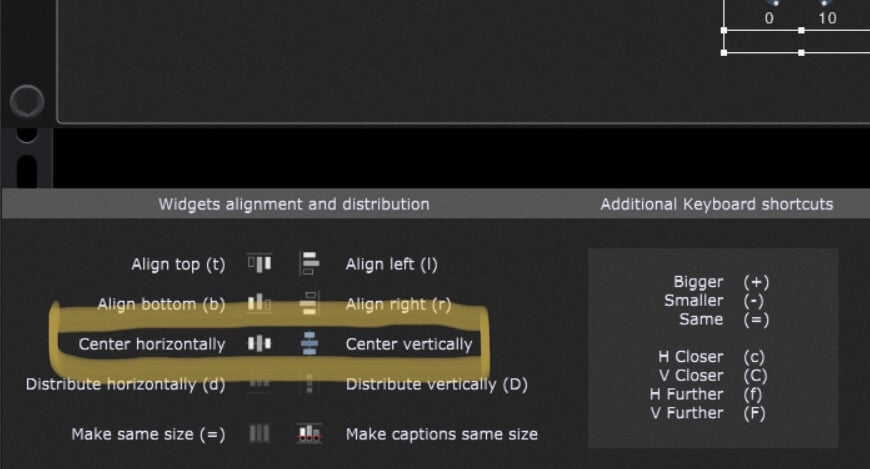 How to align widgets on the front panel? - General discussion about Gig Performer - Gig ...