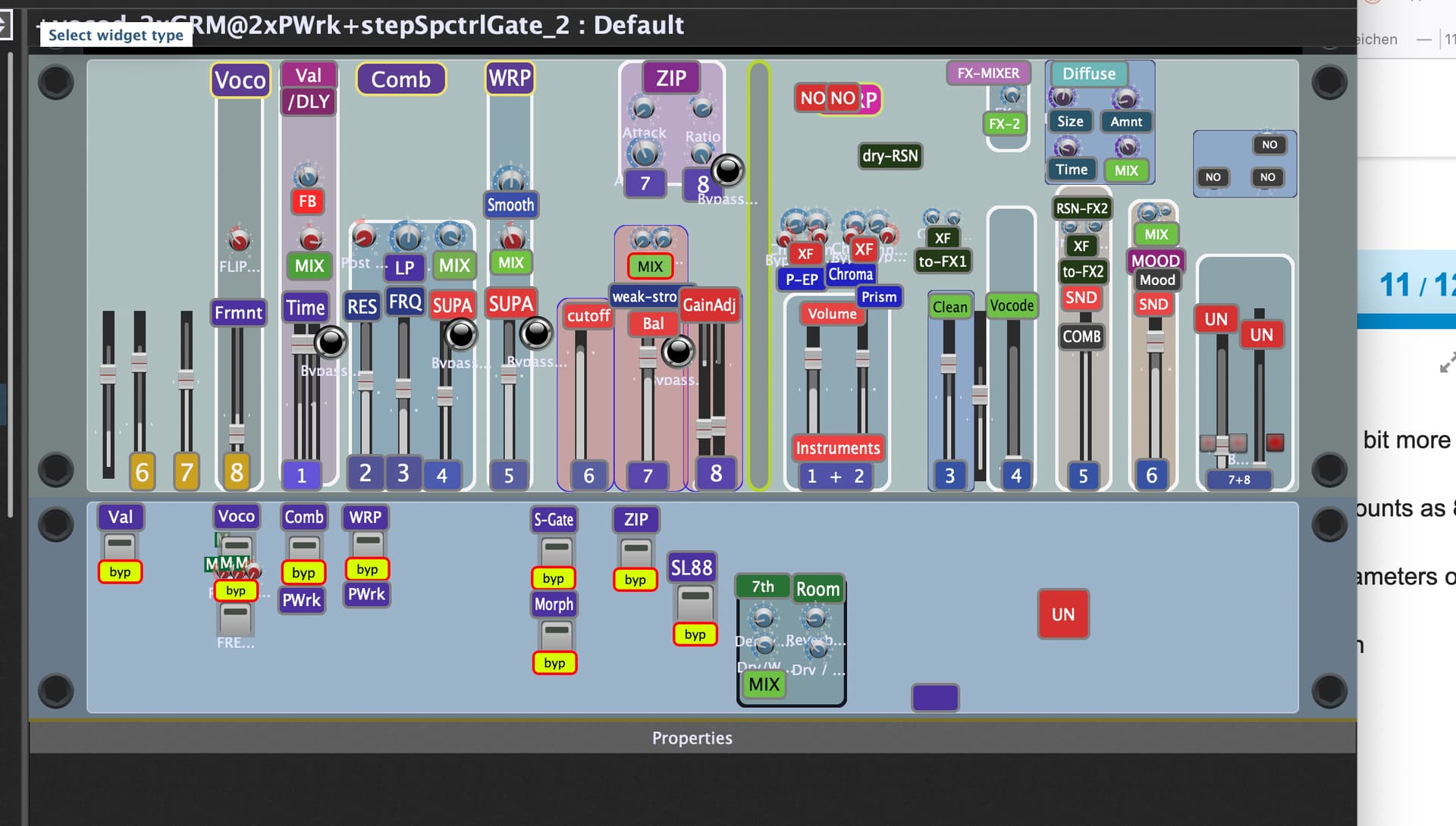 Widget Mapping To A Plugin Problem With The Shown Naming Scheme Within The Map Edit Window