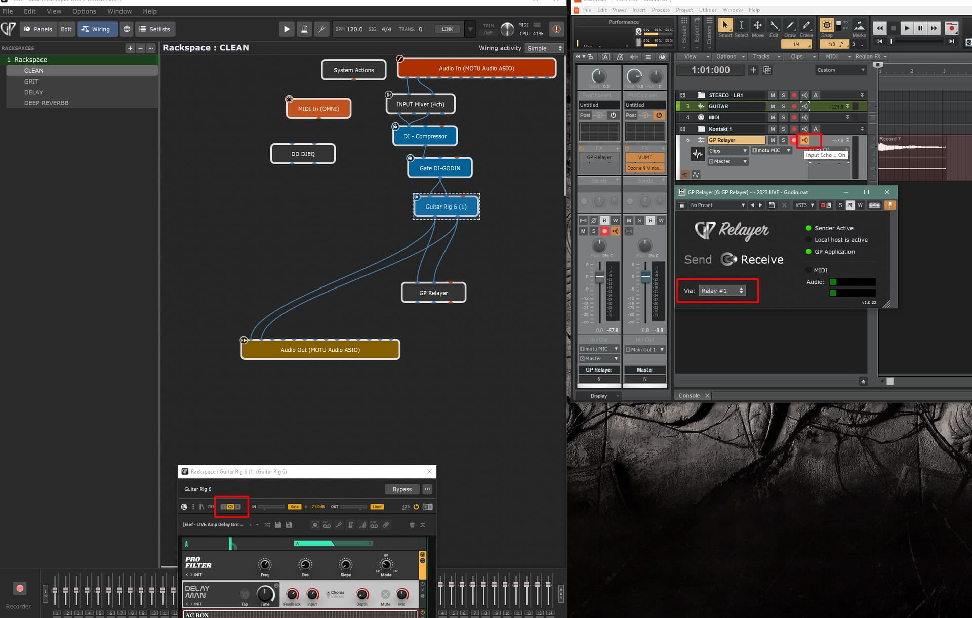 How to setup Cakewalk + GP Relayer - Gig Performer on Windows - Gig Performer Community